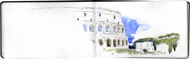 Walking Rome – Drawing Perspectives
