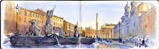 Walking Rome – Drawing Perspectives